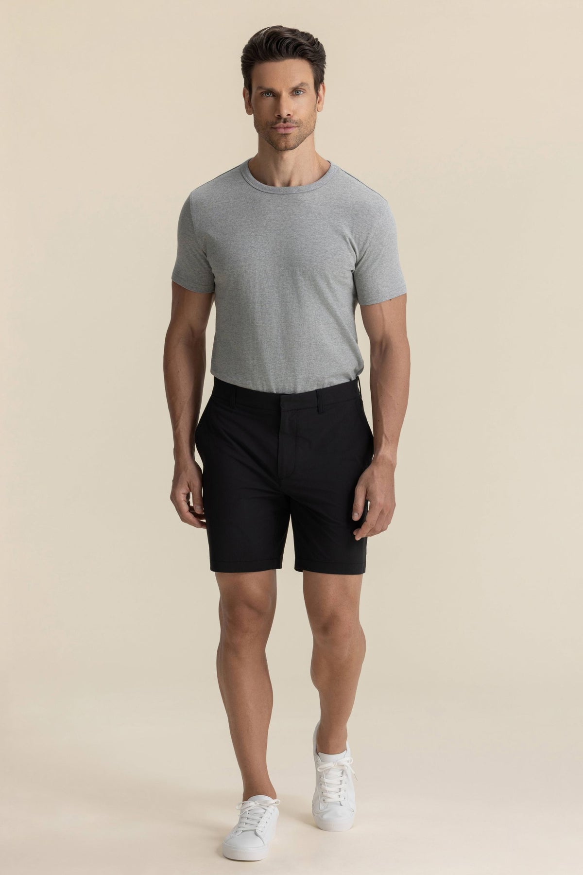 ALLDAY SHORTS BLACK – PRIME MEN STUDIO